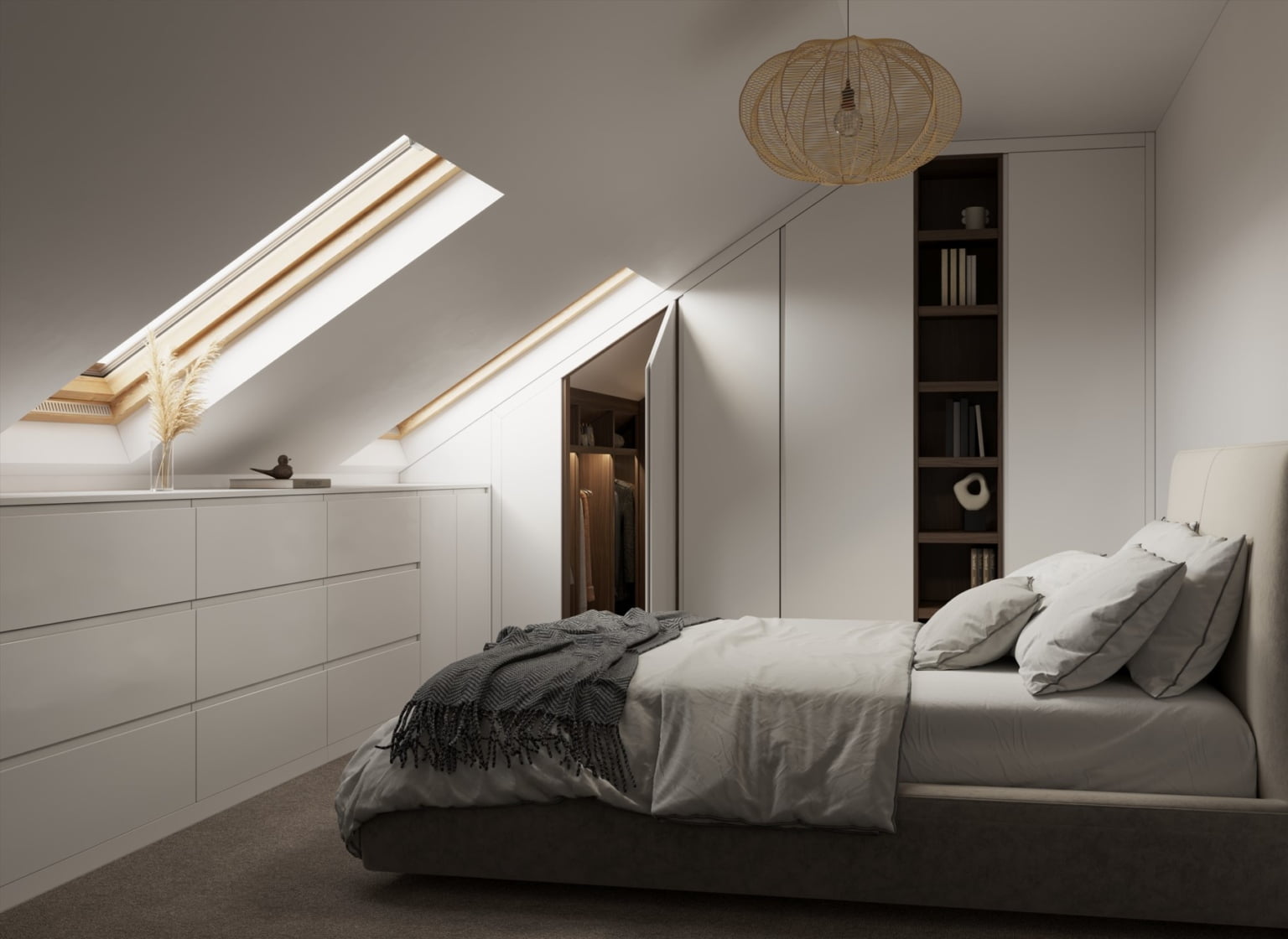 Fitted Sloping Ceiling Wardrobes | Urban Wardrobes