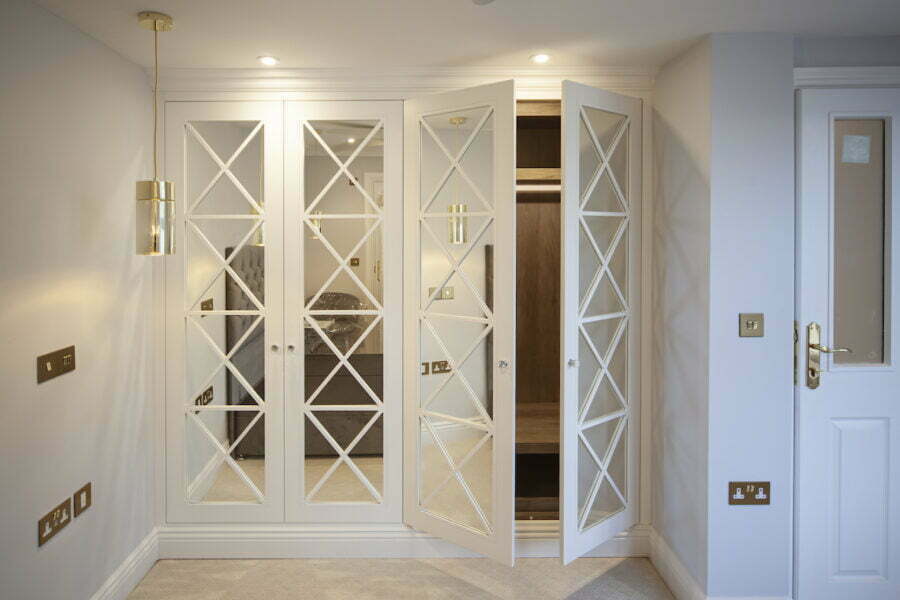 Chelsea - traditional sprayed fretwork doors wardrobes London classic ...