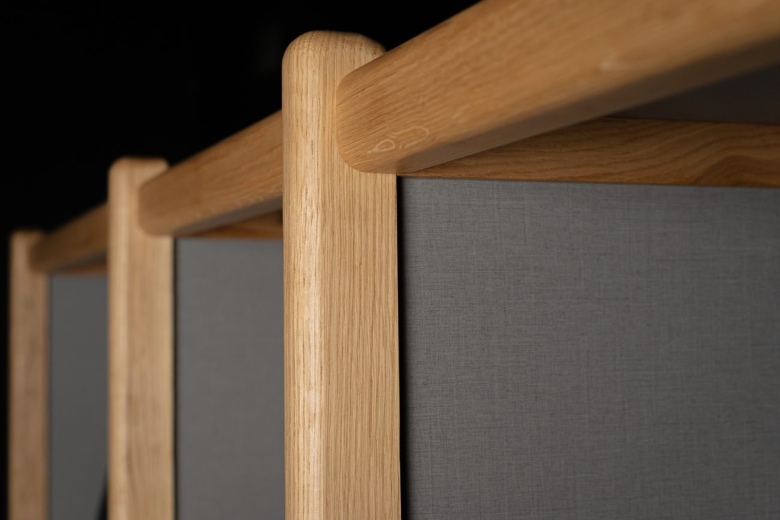 Custom Oak Slat Panels | Urban Wardrobes