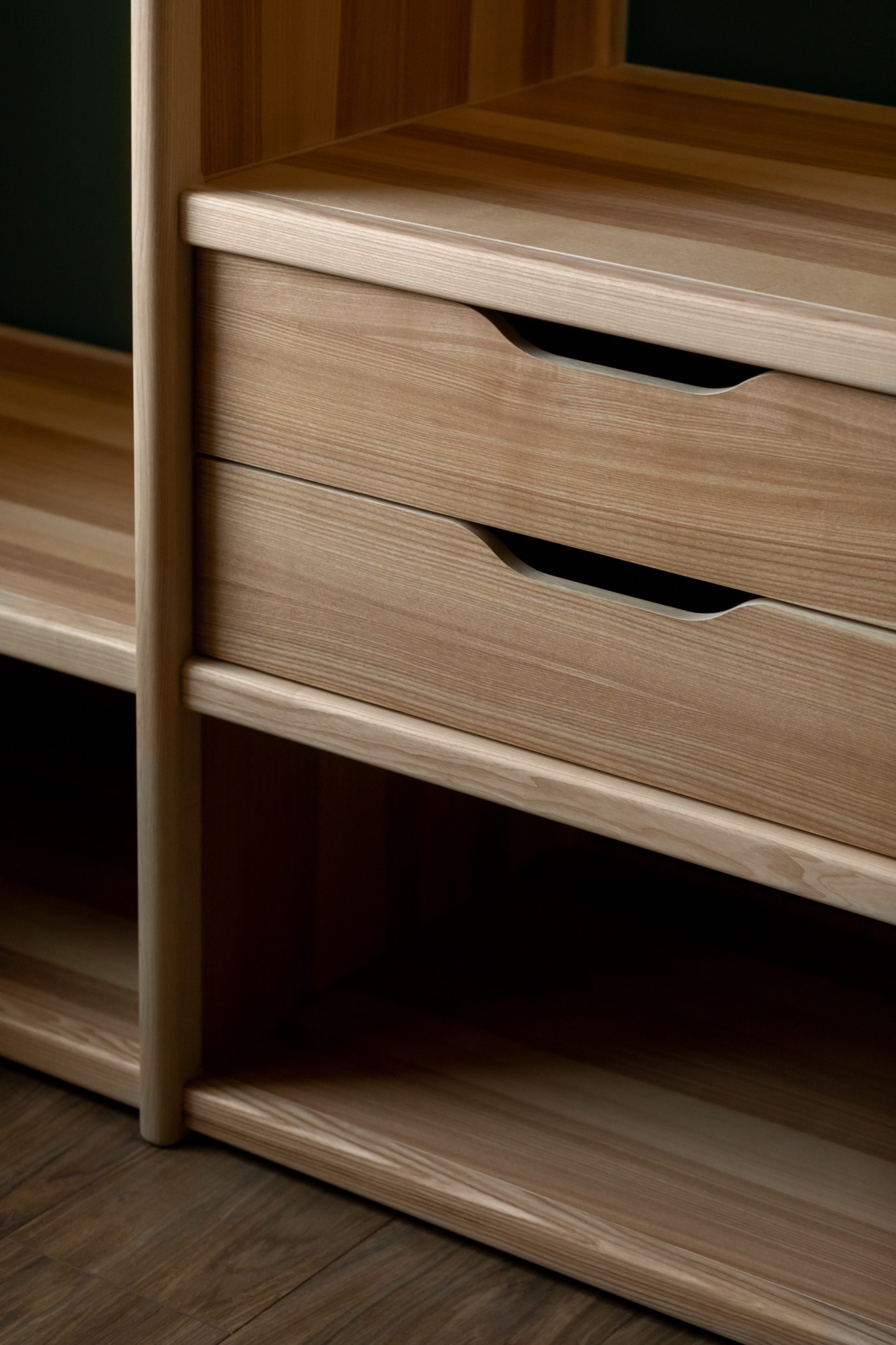 Custom Oak Slat Panels | Urban Wardrobes
