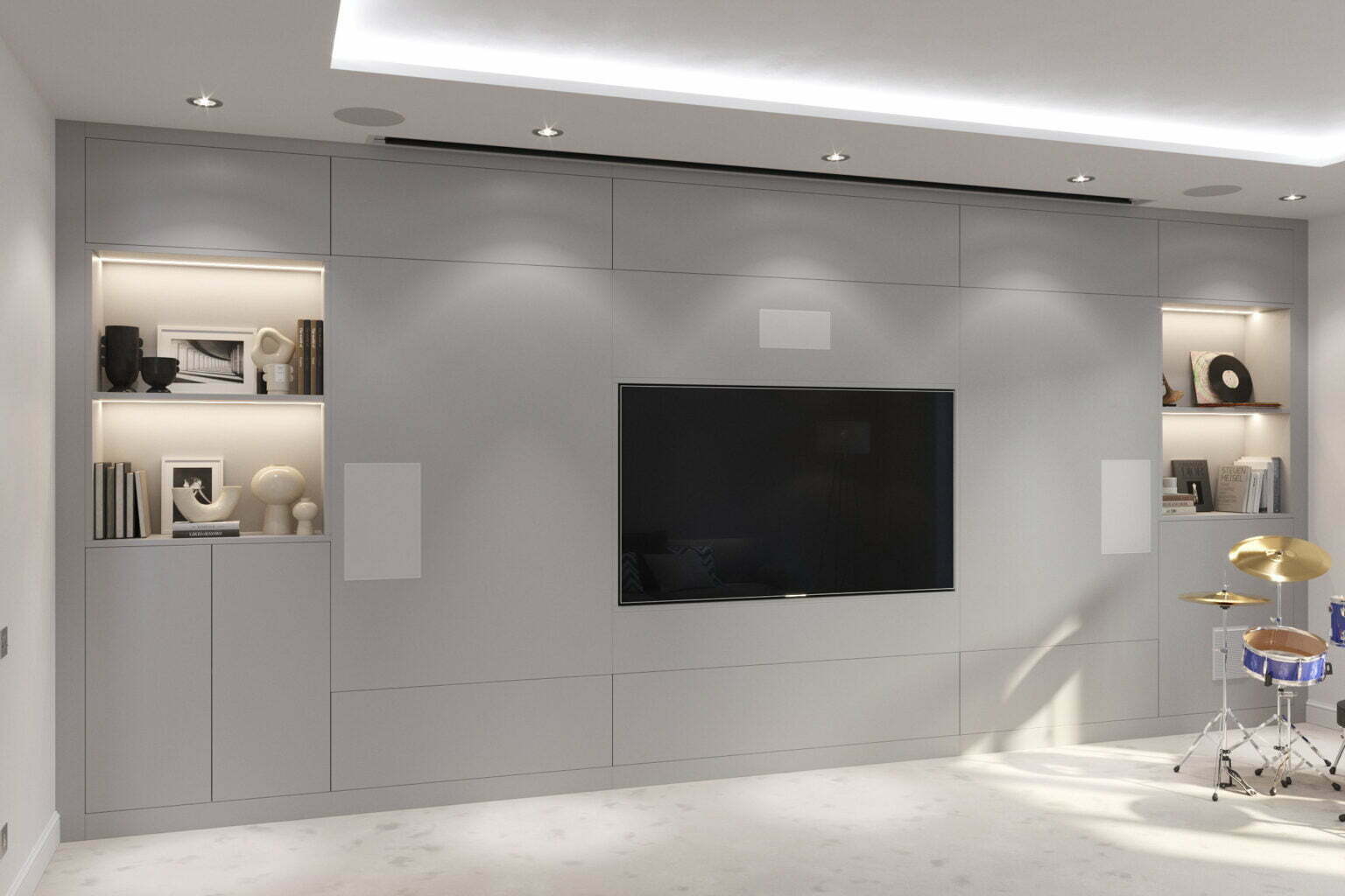 Built In Media and TV Units | Bespoke TV Cabinets and Stands | Urban ...