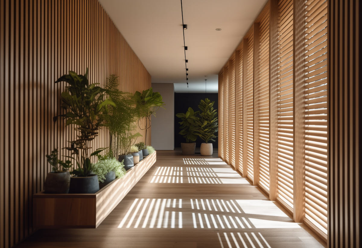 Custom Oak Slat Panels | Urban Wardrobes