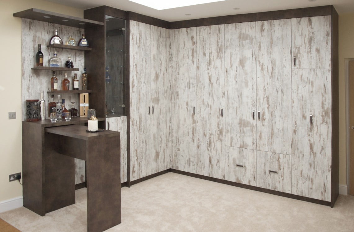 LOUNGE ROOM fitted BESPOKE BAR AND STORAGE, WEMBLEY