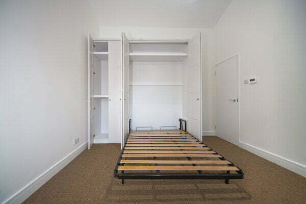 Folding bespoke wall beds - custom made bed built into wall, pull down ...