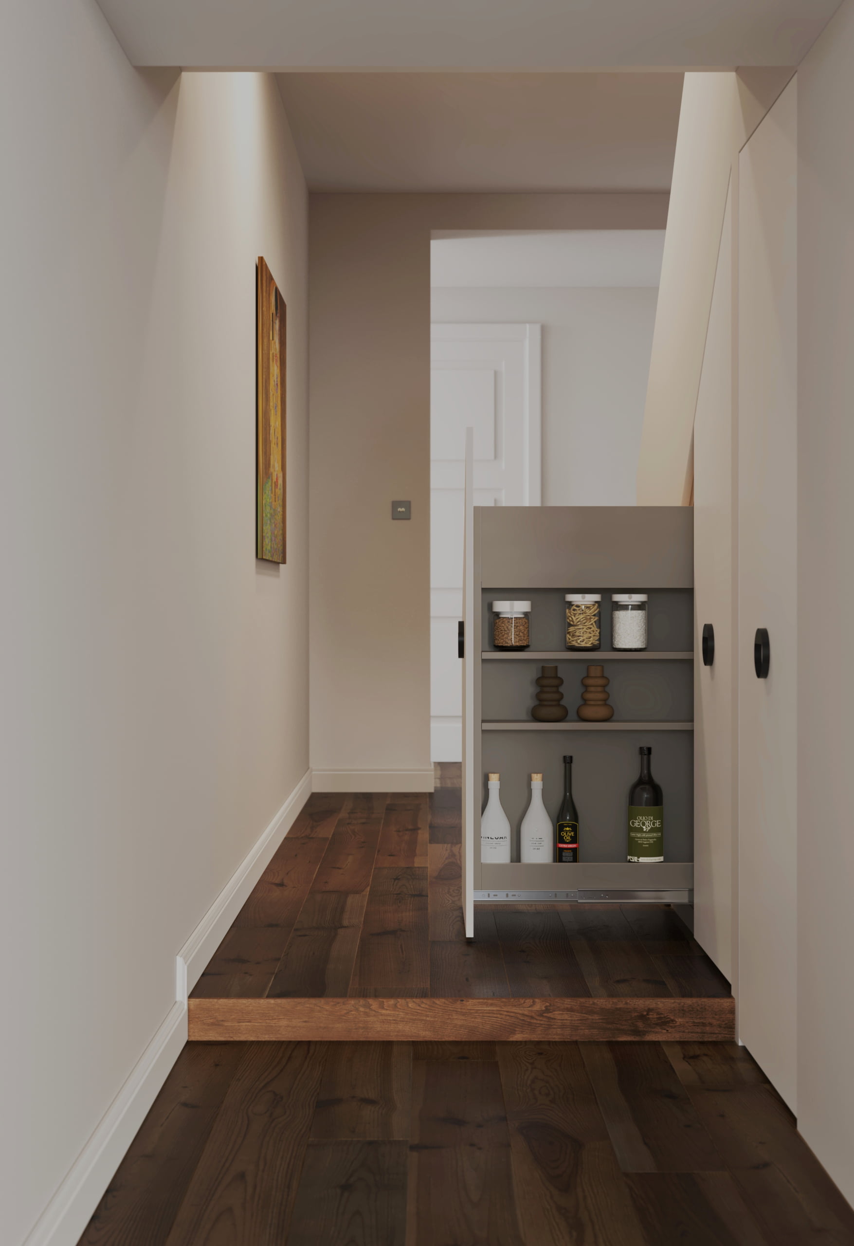 Fitted Understairs wardrobes,built in under stair storage