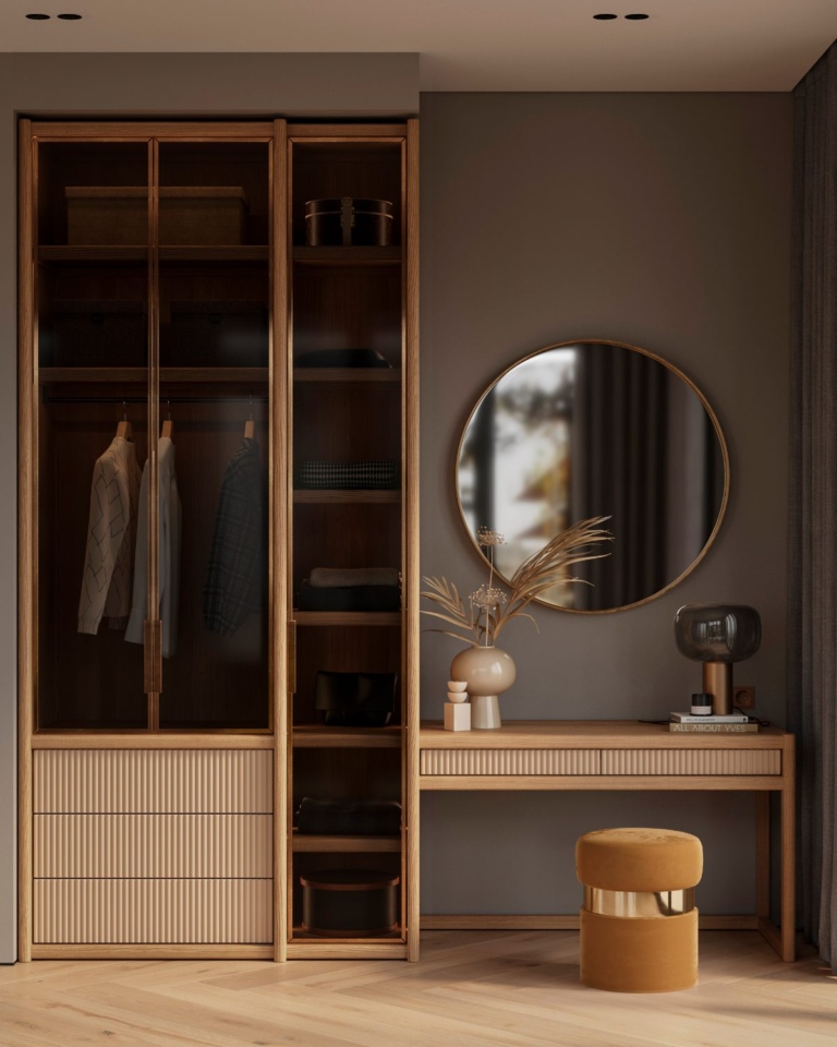 Custom Oak Slat Panels | Urban Wardrobes